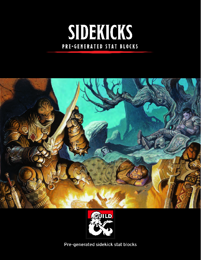 Sidekicks - Pre-generated stat blocks - Dungeon Masters Guild ...