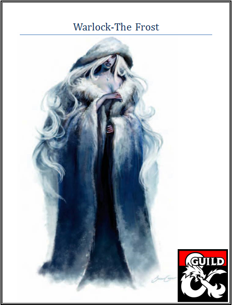 Warlock-The Frost - Dungeon Masters Guild | DriveThruRPG