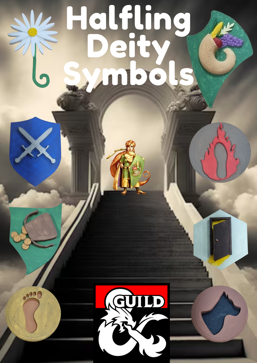 Halfling Holy Symbols - STLs - Dungeon Masters Guild | DriveThruRPG
