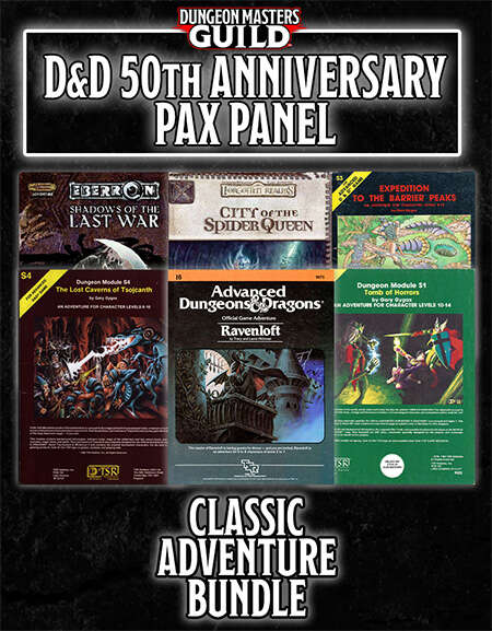D&D 50th Anniversary Panel [BUNDLE] - Dungeon Masters Guild | DriveThruRPG