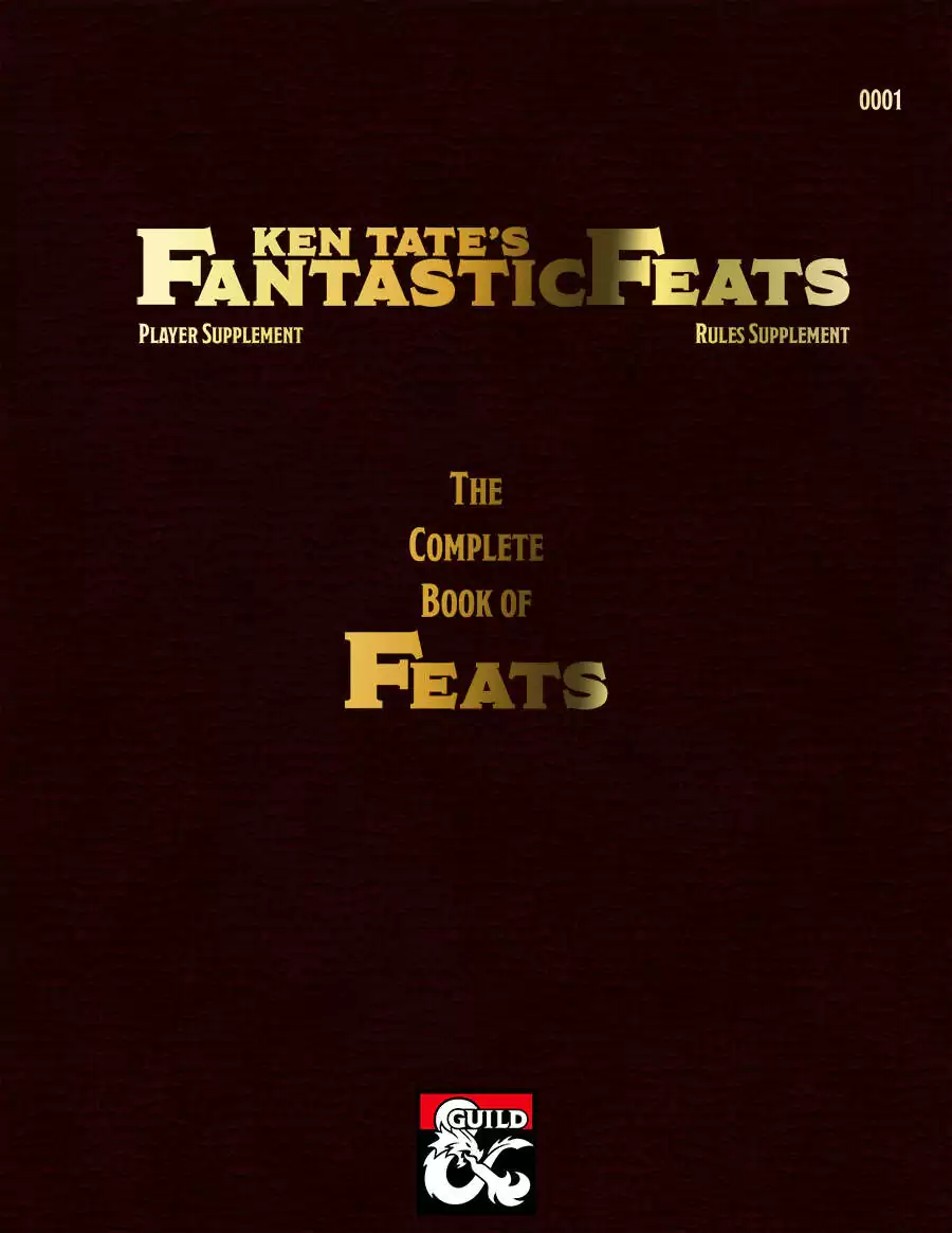 Ken Tate's Fantastic Feats: The Complete Book of Feats - Dungeon Masters Guild | DriveThruRPG