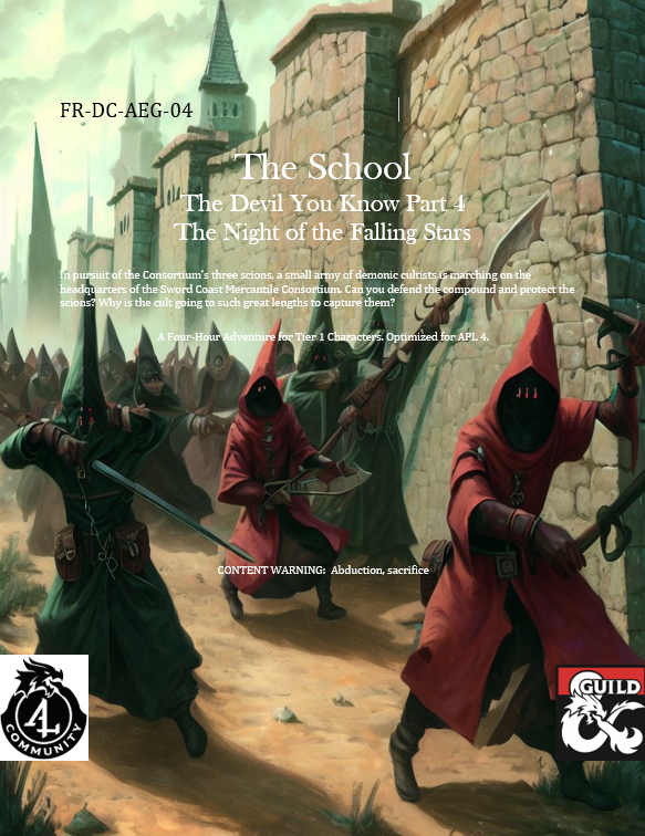 FR-DC-AEG-04 The School - Dungeon Masters Guild | DriveThruRPG