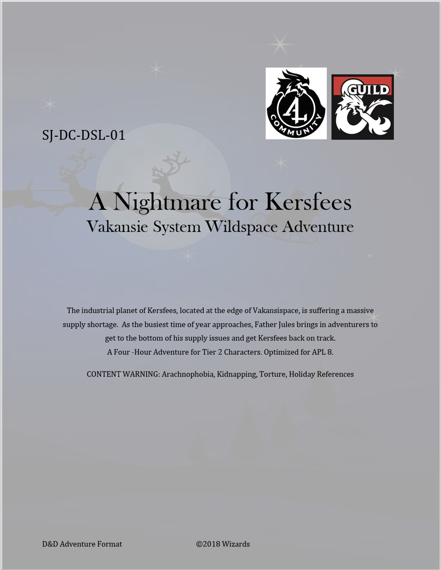 SJ-DC-DSL-01 A Nightmare for Kersfees - Dungeon Masters Guild | DriveThruRPG