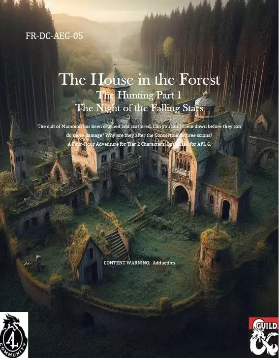 FR-DC-AEG-05 The House in the Forest - Dungeon Masters Guild | DriveThruRPG
