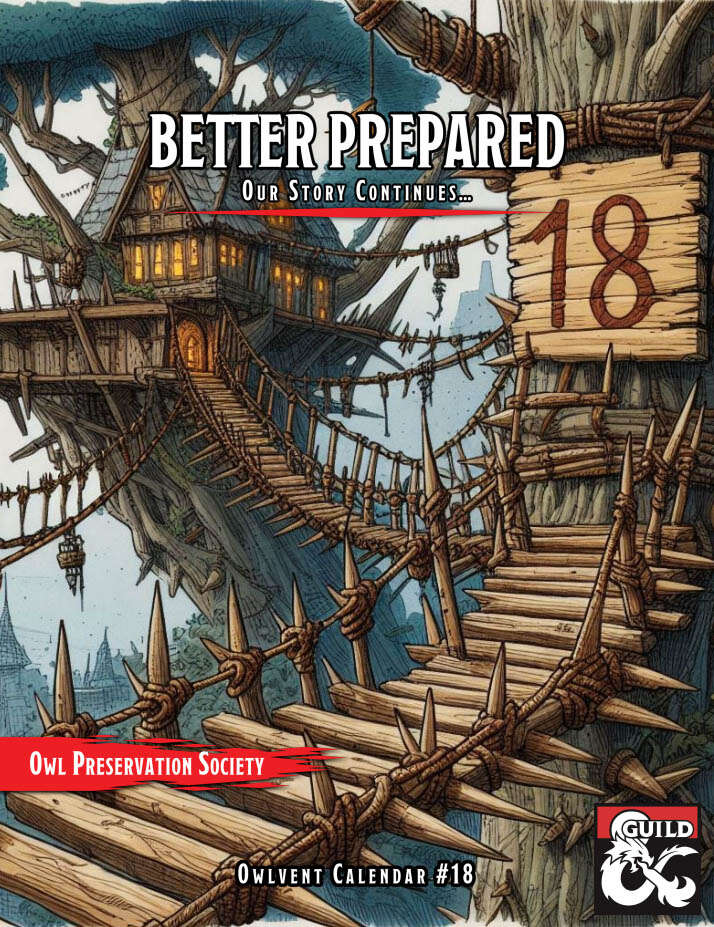 Owlvent Calendar #18 Better Prepared - Dungeon Masters Guild | DriveThruRPG