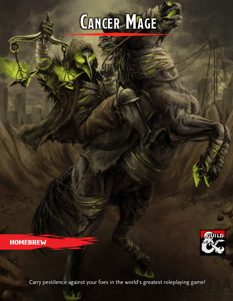 Cancer Mage: Plaguebearer's Codex - Dungeon Masters Guild | DriveThruRPG