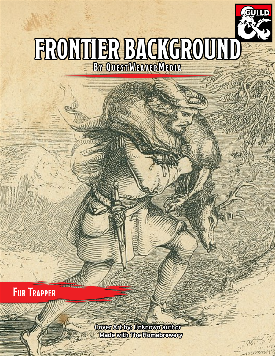 Custom Frontier Background: Fur Trapper - Dungeon Masters Guild ...