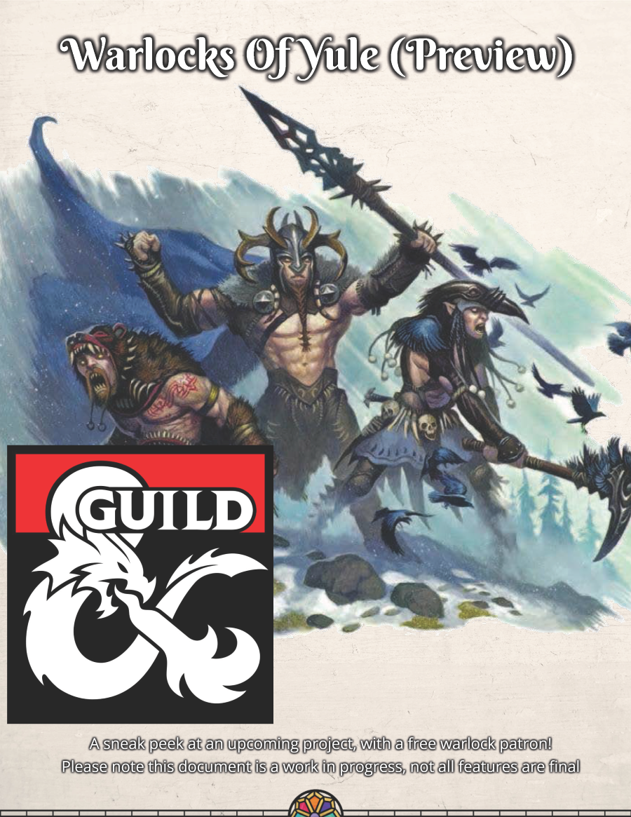 Warlocks of Yule (Preview/Sneak Peek) - Dungeon Masters Guild ...