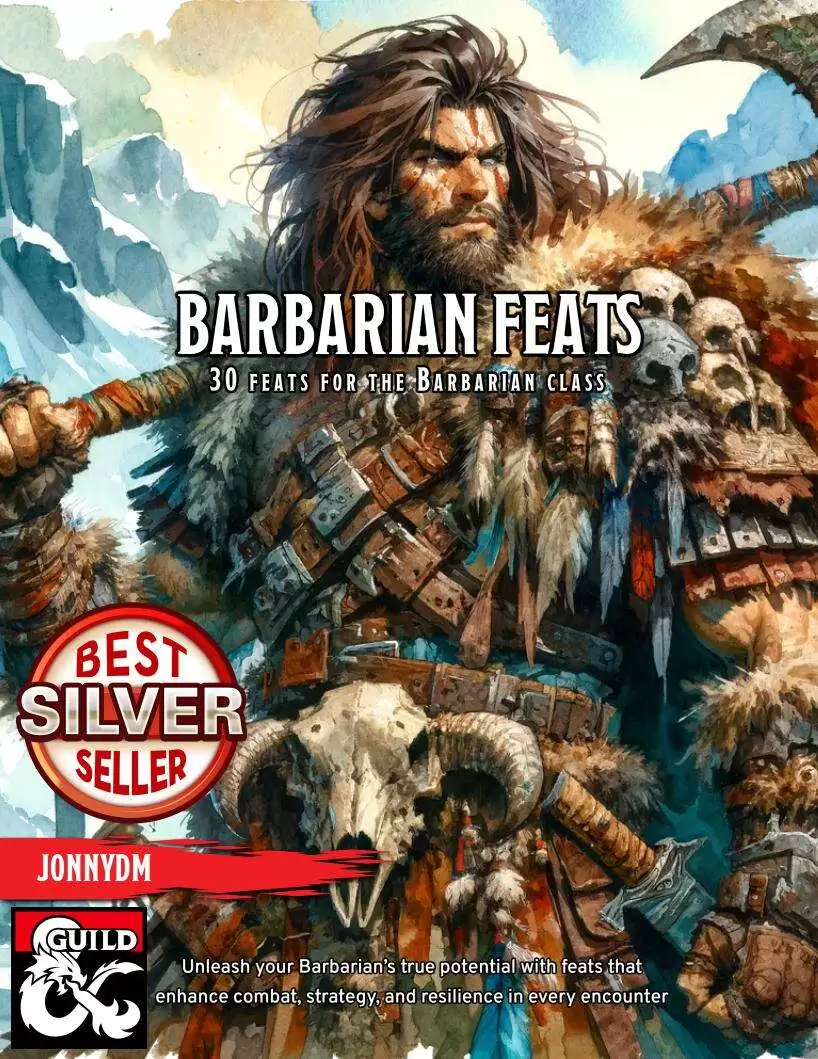 Barbarian Feats - Dungeon Masters Guild | DriveThruRPG