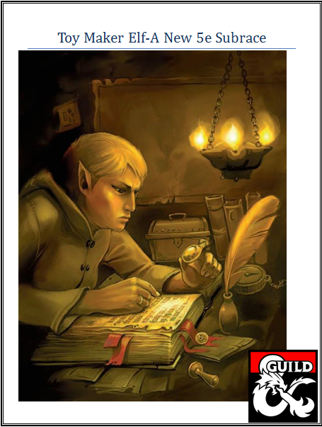 Toy Maker Elf-A New 5e Subrace - Dungeon Masters Guild | DriveThruRPG
