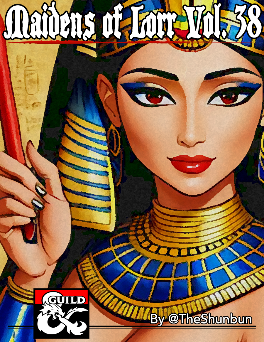 Maidens of Lorr Vol. 38 - 3 premade NPCs - Dungeon Masters Guild | DriveThruRPG