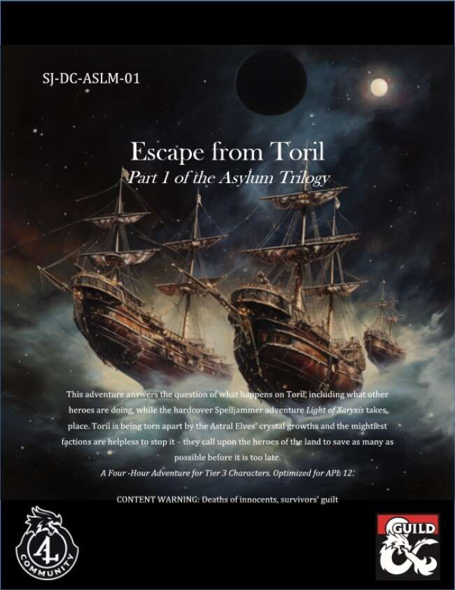 Escape from Toril (SJ-DC-ASLM-01) - Dungeon Masters Guild | DriveThruRPG