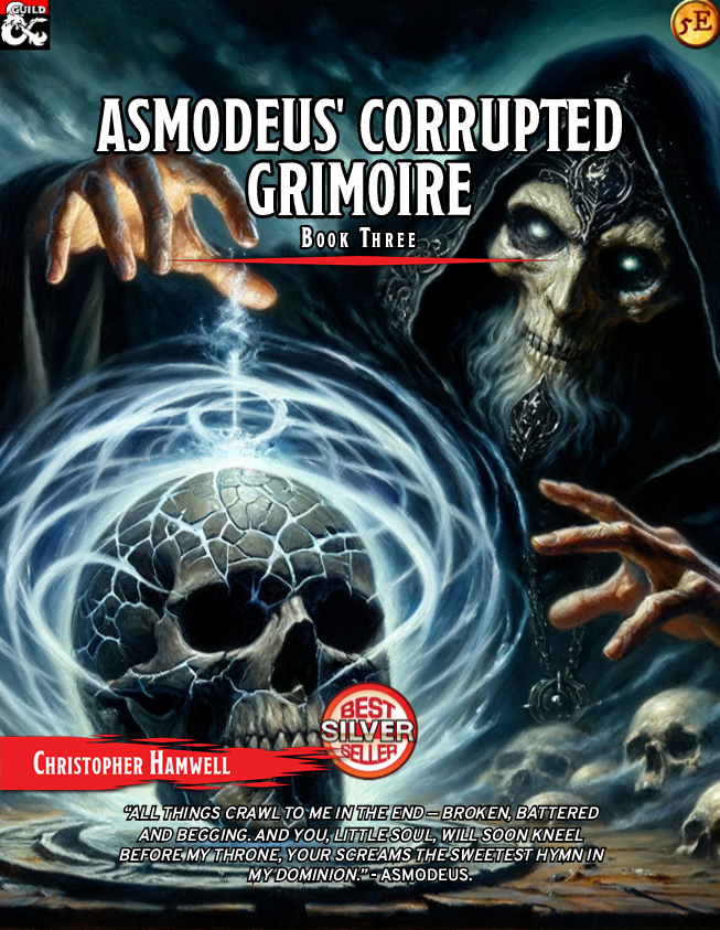 Asmodeus' Corrupted Grimoire: Book Three - Dungeon Masters Guild ...