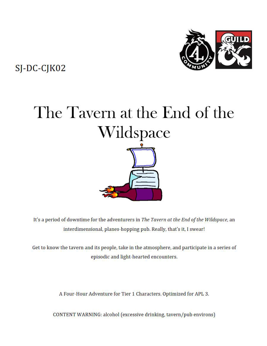SJ-DC-CJK02 The Tavern at the End of the Wildspace - Dungeon Masters Guild | DriveThruRPG