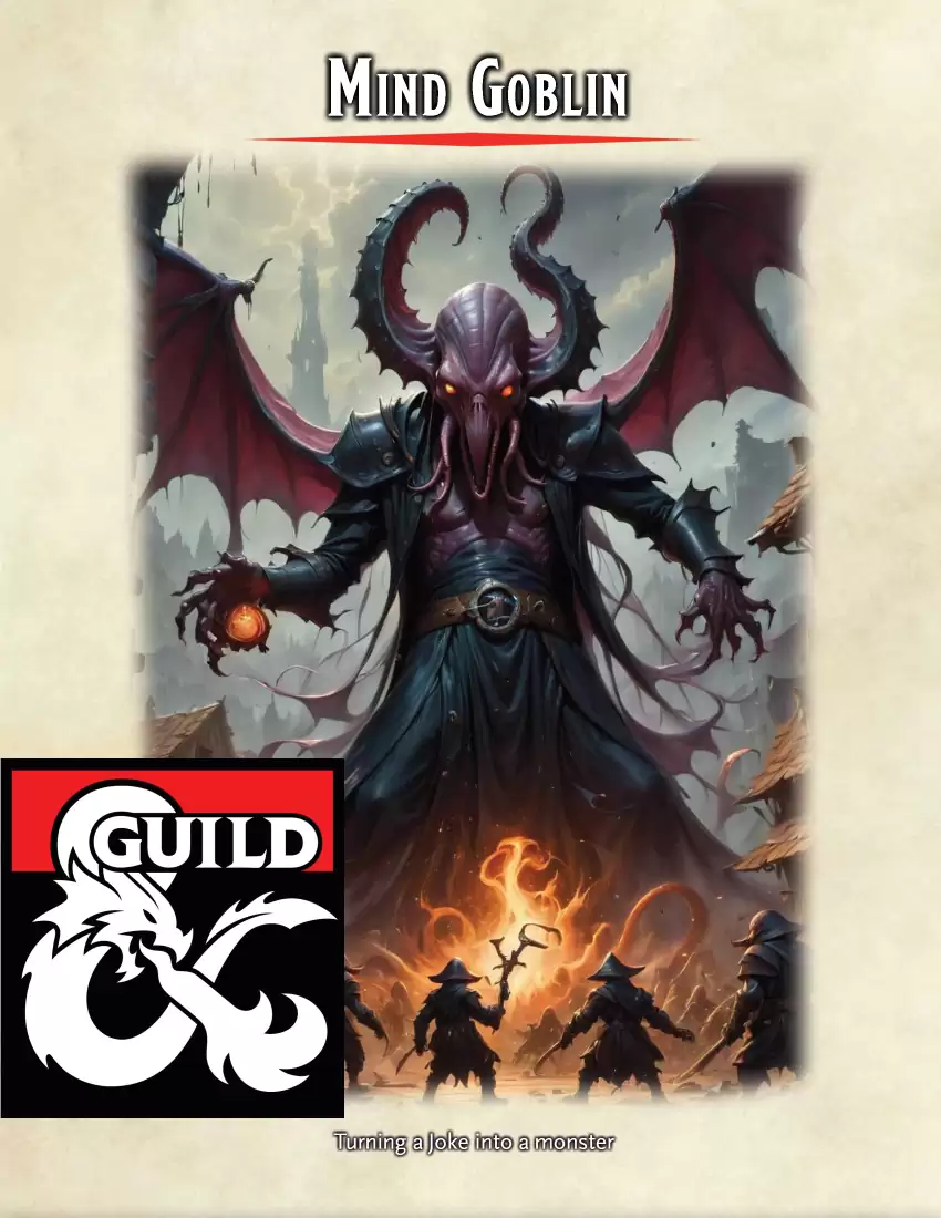 Mind Goblins - Turning a joke into an Encounter - Dungeon Masters Guild | DriveThruRPG