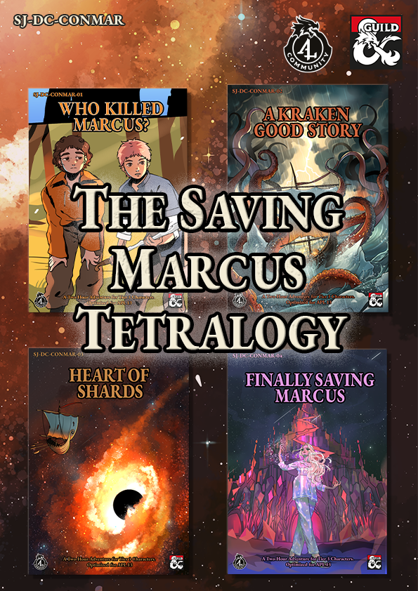 The Saving Marcus Tetralogy [BUNDLE] - Dungeon Masters Guild | DriveThruRPG