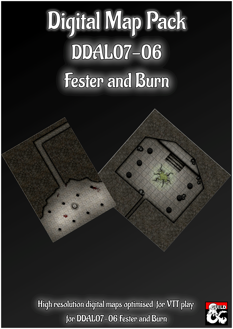 Digital Map Pack: DDAL07-06 Fester and Burn - Dungeon Masters Guild | DriveThruRPG