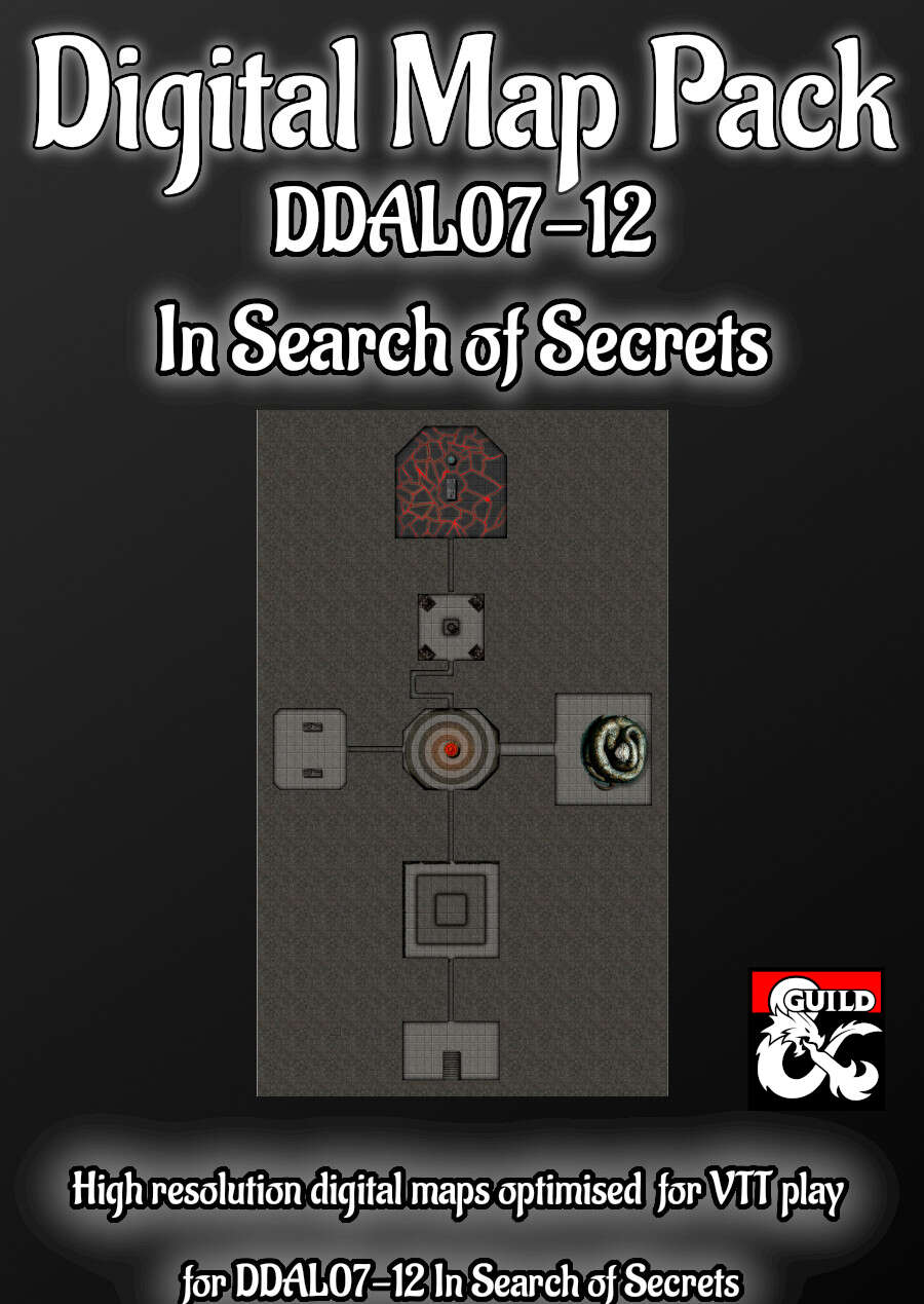 Digital Map Pack: DDAL07-12 In Search of Secrets - Dungeon Masters Guild | DriveThruRPG