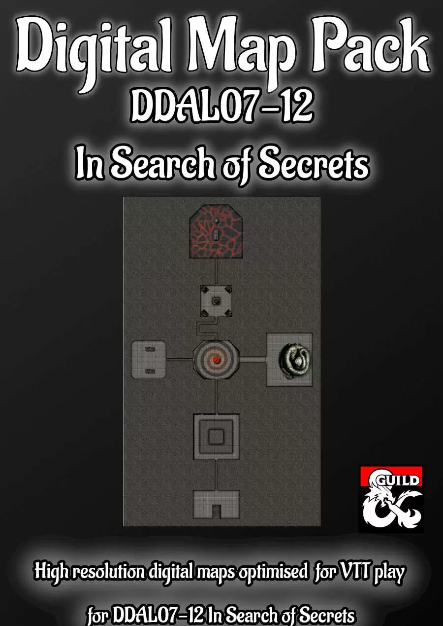 Digital Map Pack: DDAL07-12 In Search of Secrets - Dungeon Masters Guild | DriveThruRPG