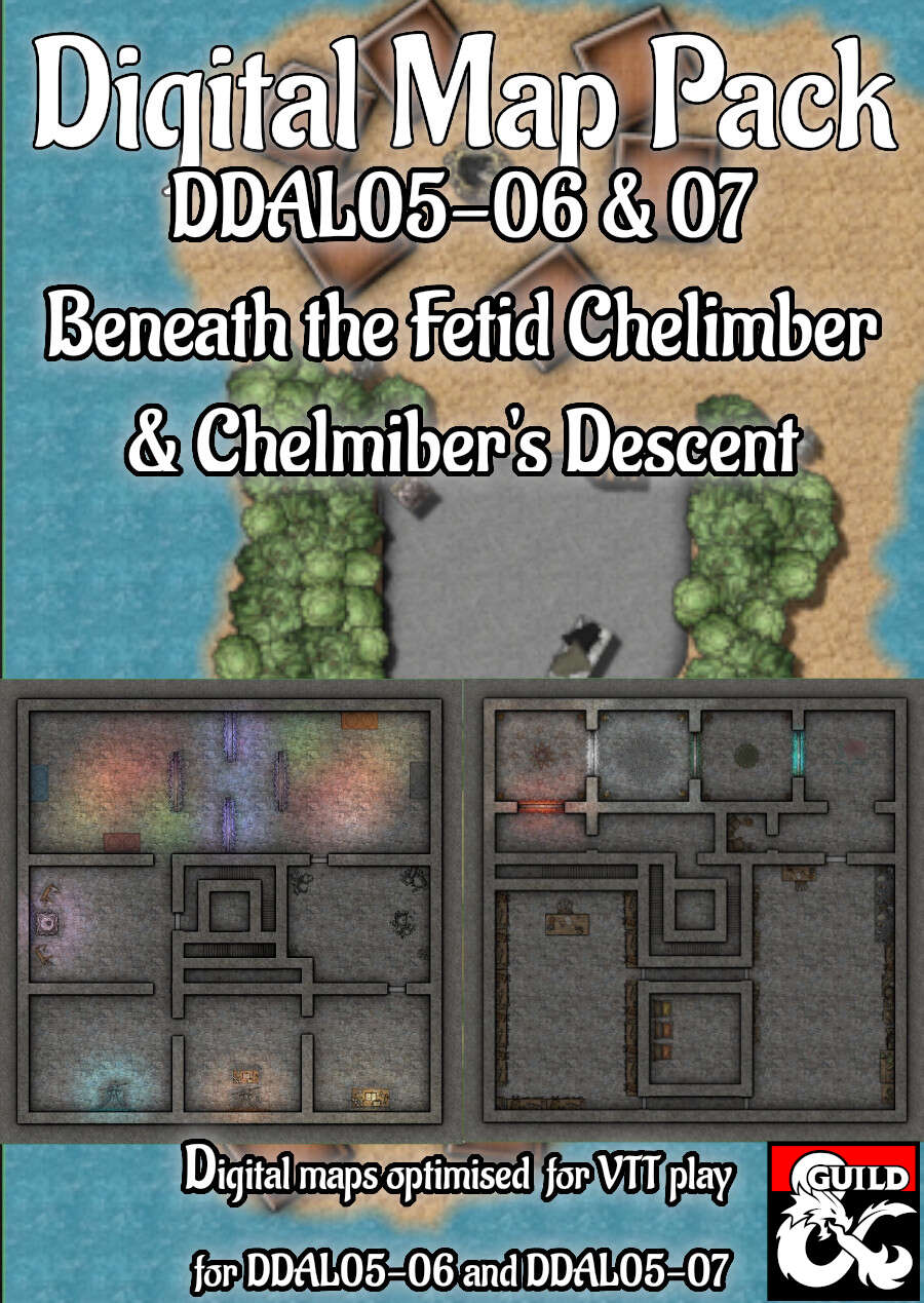 Digital Map Pack: DDAL05-06 & DDAL05-07 Beneath the Fetid Chelimber & Chelimber's Descent ...