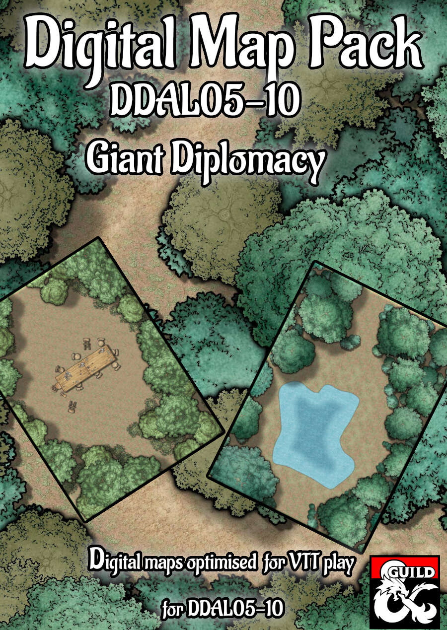 Digital Map Pack: DDAL05-10 Giant Diplomacy - Dungeon Masters Guild | DriveThruRPG