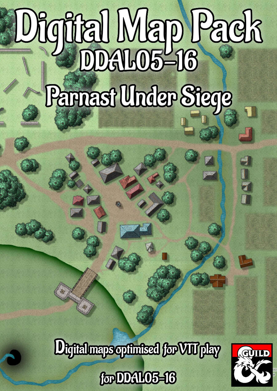 Digital Map Pack: DDAL05-16 Parnast Under Siege - Dungeon Masters Guild | DriveThruRPG