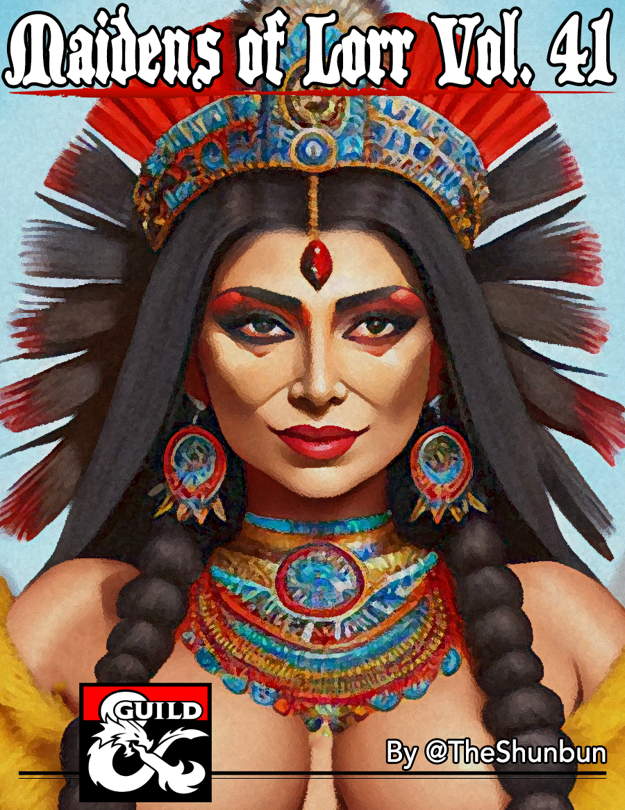 Maidens of Lorr Vol. 41 - 3 premade NPCs - Dungeon Masters Guild | DriveThruRPG