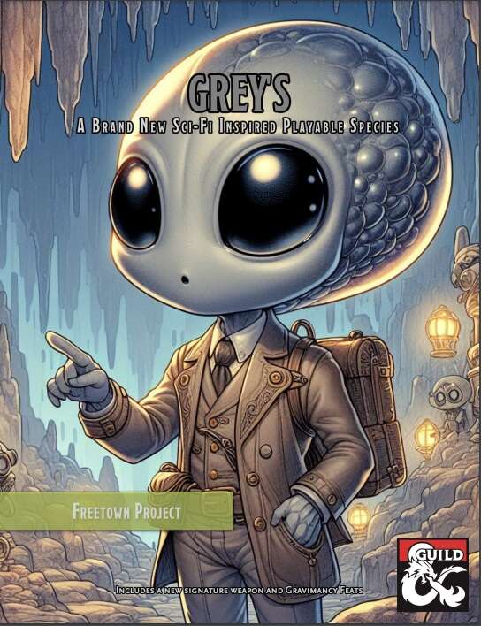 Grey's (Playable Species) - Dungeon Masters Guild | DriveThruRPG