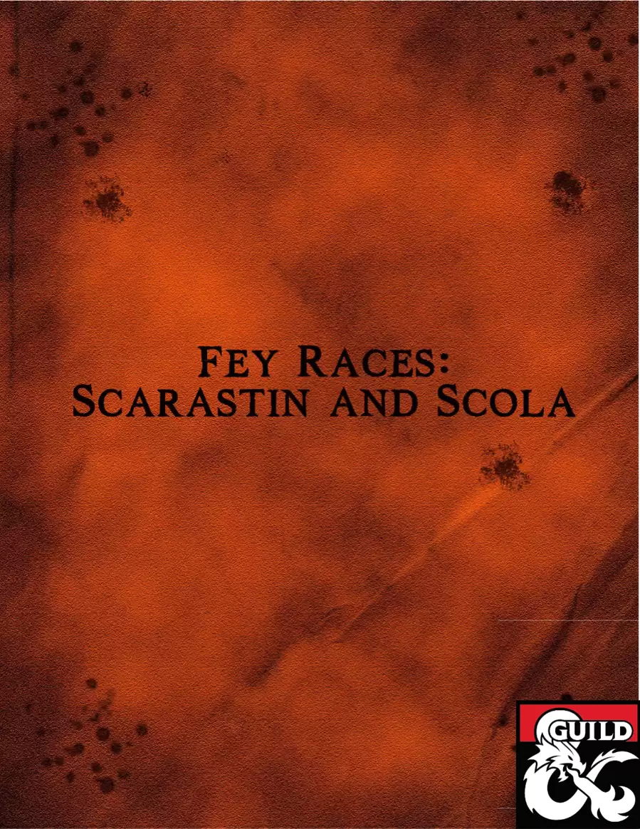 Fey Races: Scarastin and Scola - Dungeon Masters Guild | DriveThruRPG