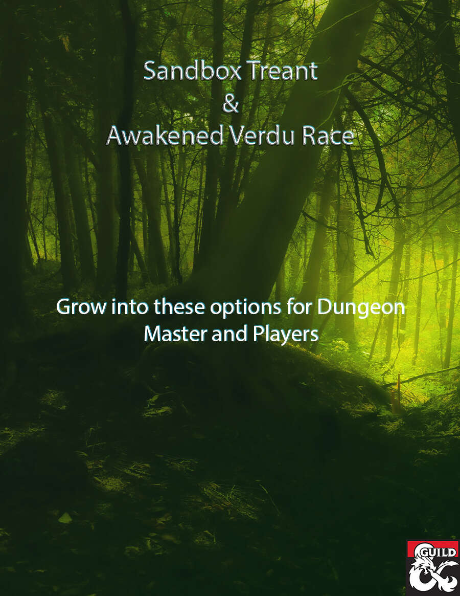 Sandbox Treant & The Awakened Verdu - Dungeon Masters Guild | DriveThruRPG