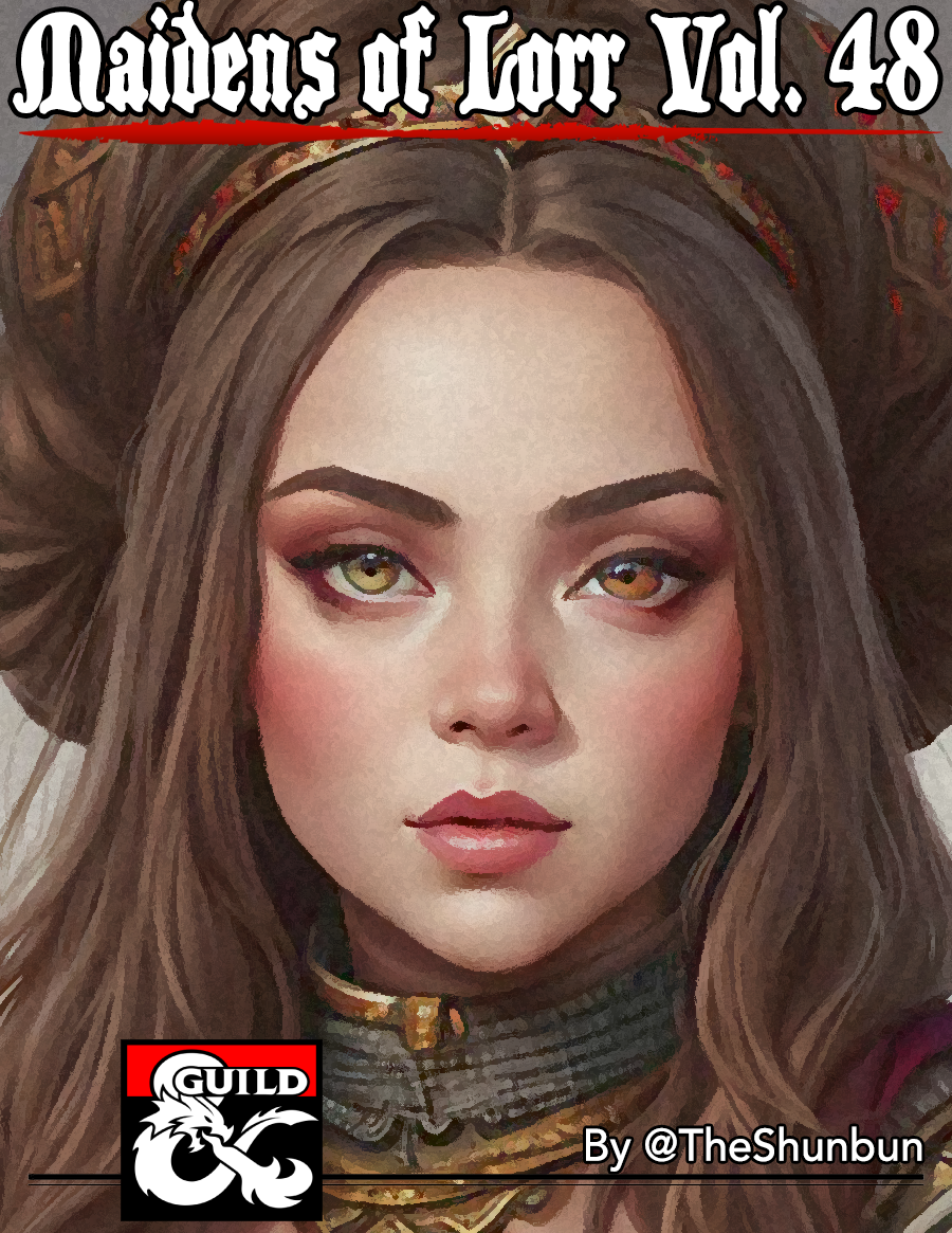 Maidens of Lorr Vol. 48 - 3 premade NPCs - Dungeon Masters Guild | DriveThruRPG