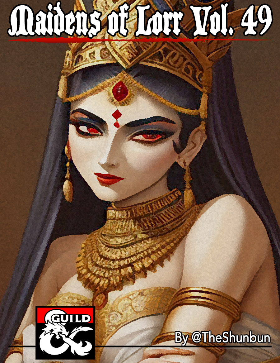 Maidens of Lorr Vol. 49 - 3 premade NPCs - Dungeon Masters Guild | DriveThruRPG