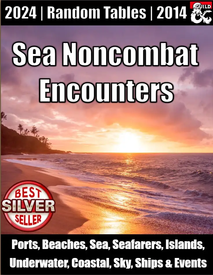 200 Sea Noncombat Encounters - Random Tables (2014 & 2024) - Dungeon ...