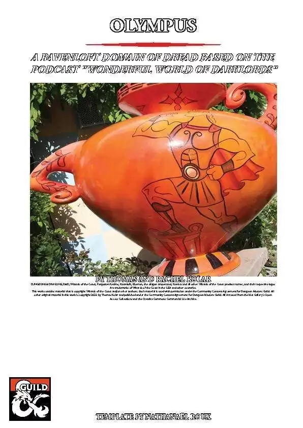 Olympus: A Ravenloft Domain of Dread - Dungeon Masters Guild | DriveThruRPG