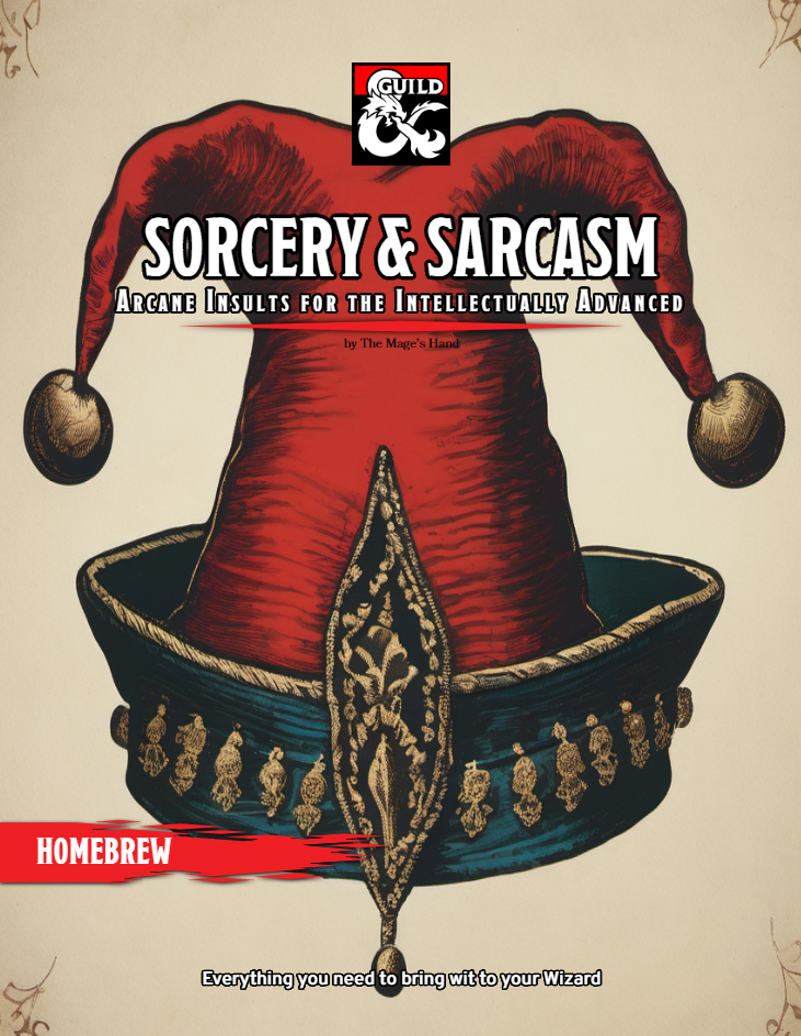 Sorcery & Sarcasm: Arcane Insults for the Intellectually Advanced - Dungeon Masters Guild ...