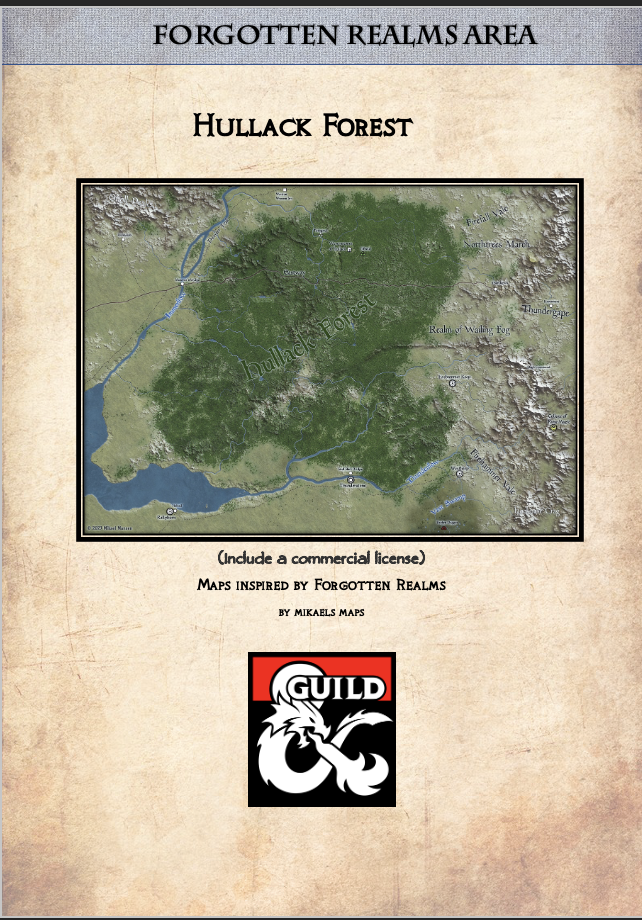 Hullack forest - Forgotten Realms Area - Dungeon Masters Guild | DriveThruRPG