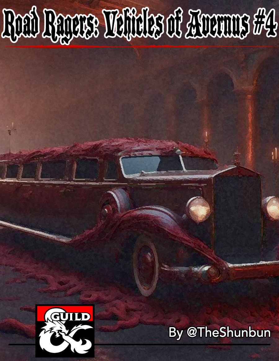 Road Ragers: Vehicles of Avernus 4 - Dungeon Masters Guild | DriveThruRPG