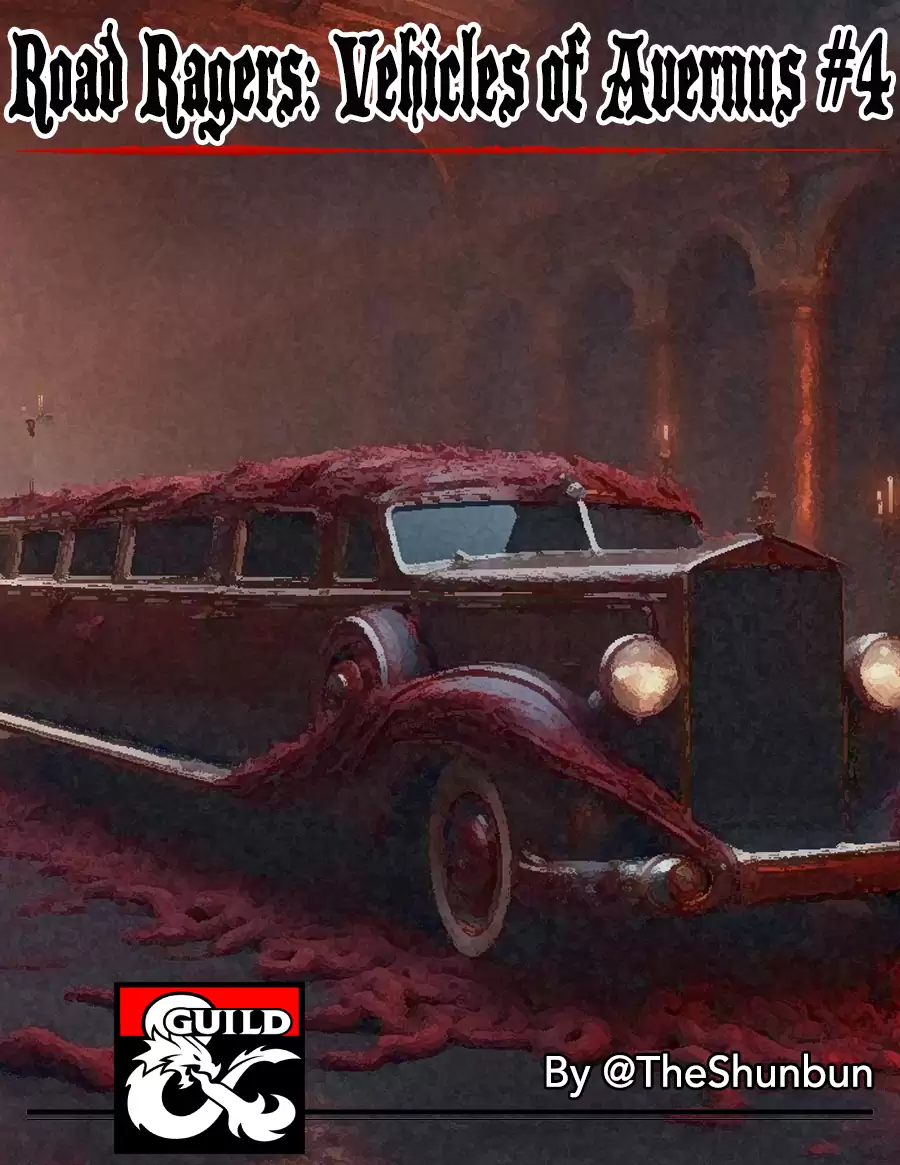 Road Ragers: Vehicles of Avernus 4 - Dungeon Masters Guild | DriveThruRPG