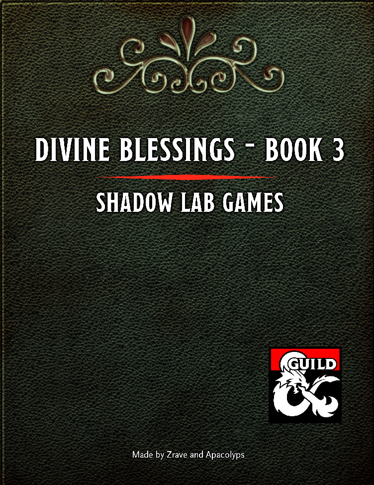 Divine Blessings - Book 3 [BUNDLE] - Dungeon Masters Guild | DriveThruRPG