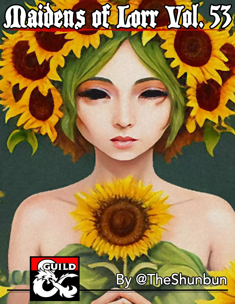 Maidens of Lorr Vol. 53 - 3 premade NPCs - Dungeon Masters Guild | DriveThruRPG