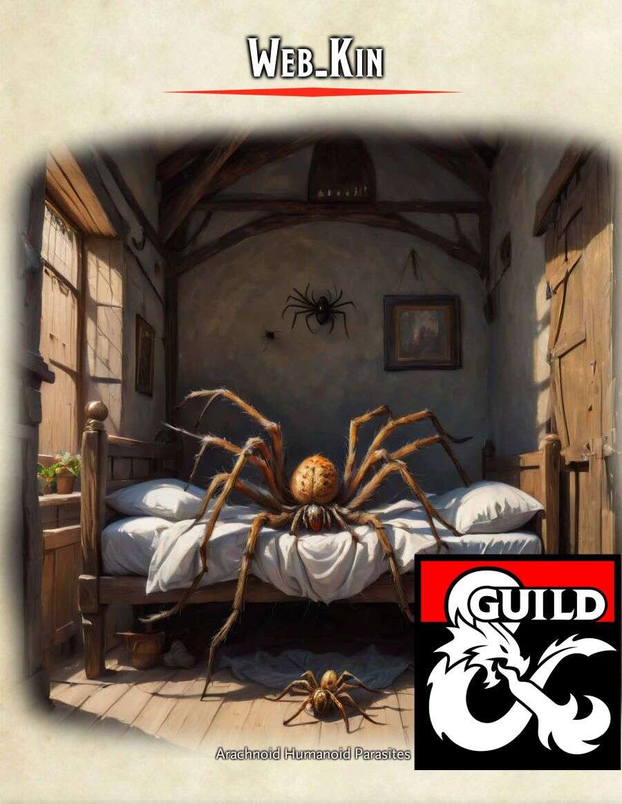 Web-Kin - A Spiderkin Race for 5e - Dungeon Masters Guild | DriveThruRPG