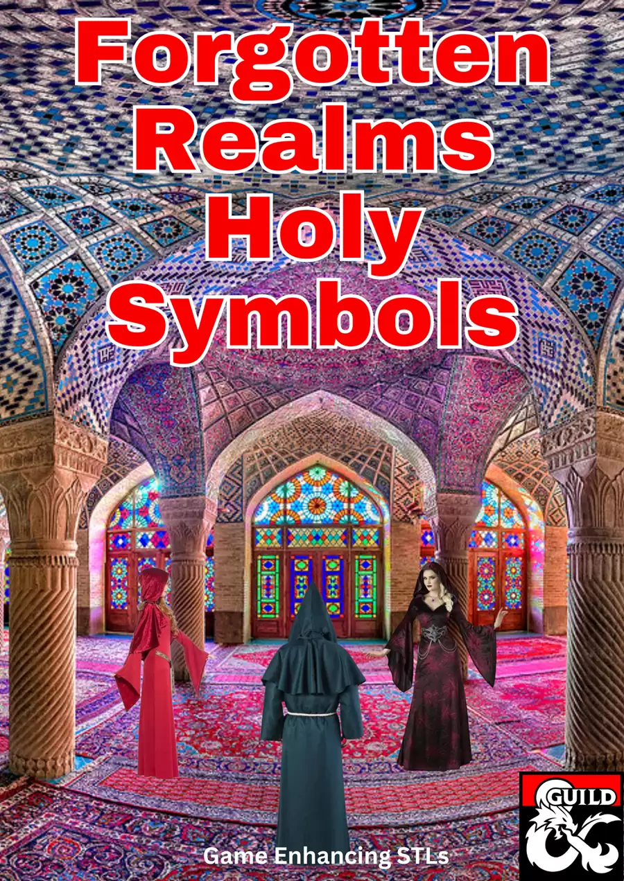 Forgotten Realms Holy Symbols - STLs - Dungeon Masters Guild | DriveThruRPG