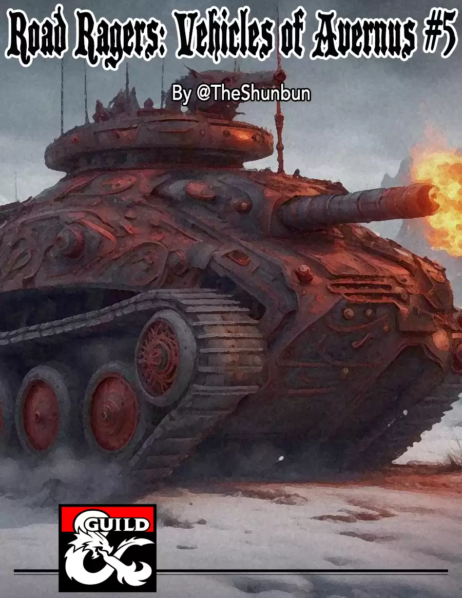 Road Ragers: Vehicles of Avernus 5 - Dungeon Masters Guild | DriveThruRPG