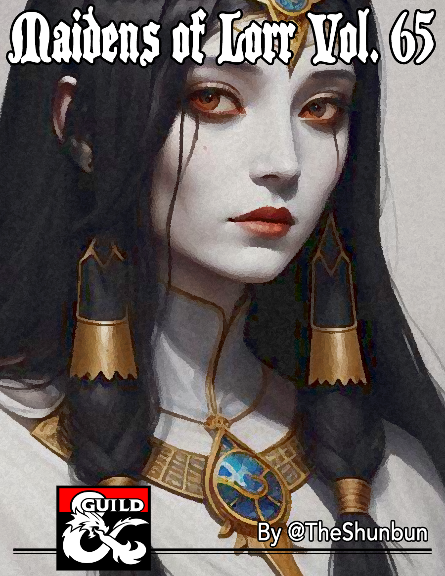 Maidens of Lorr Vol. 65 - 3 premade NPCs - Dungeon Masters Guild | DriveThruRPG