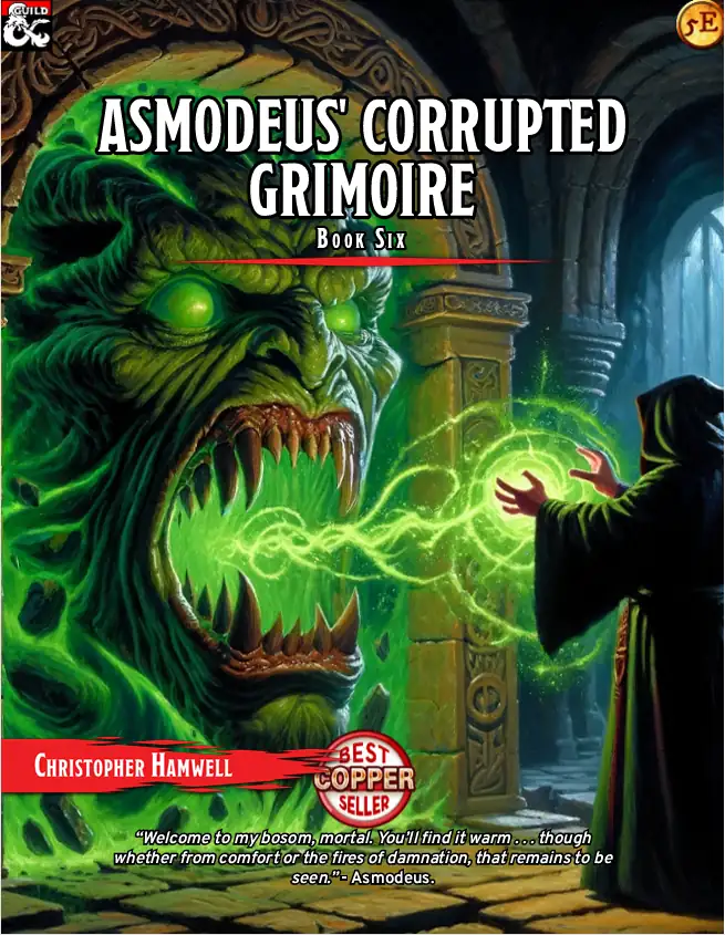 Asmodeus' Corrupted Grimoire: Book Six - Dungeon Masters Guild ...