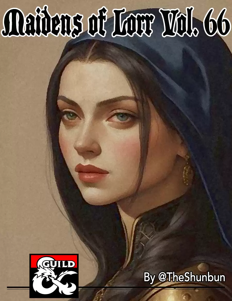 Maidens of Lorr Vol. 66 - 3 premade NPCs - Dungeon Masters Guild | DriveThruRPG