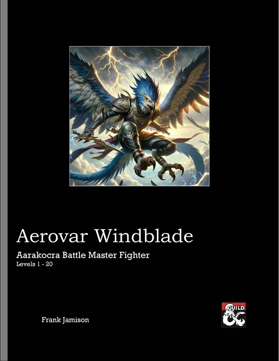 Aerovar Windblade: Aarakocra Battle Master Fighter - Dungeon Masters ...