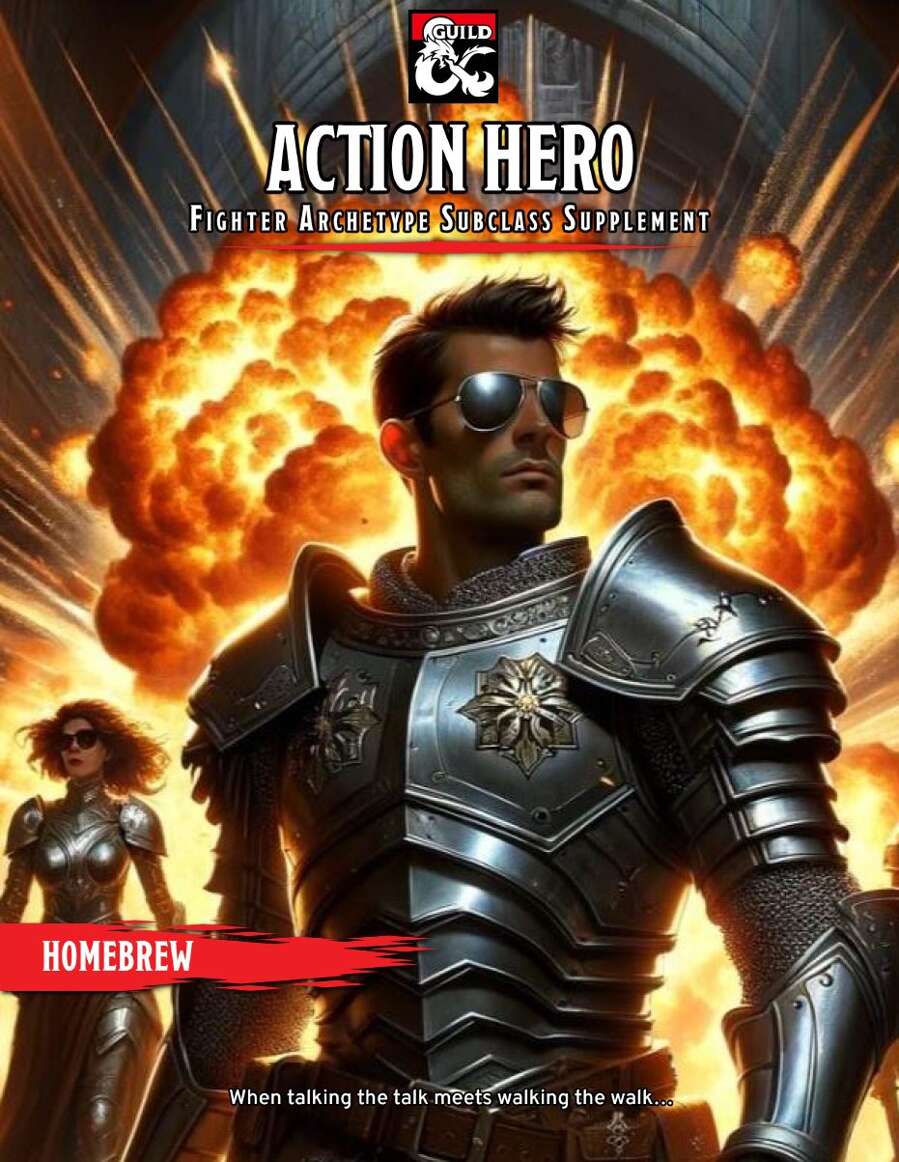 The Action Hero: Fighter Subclass Supplement - Dungeon Masters Guild ...