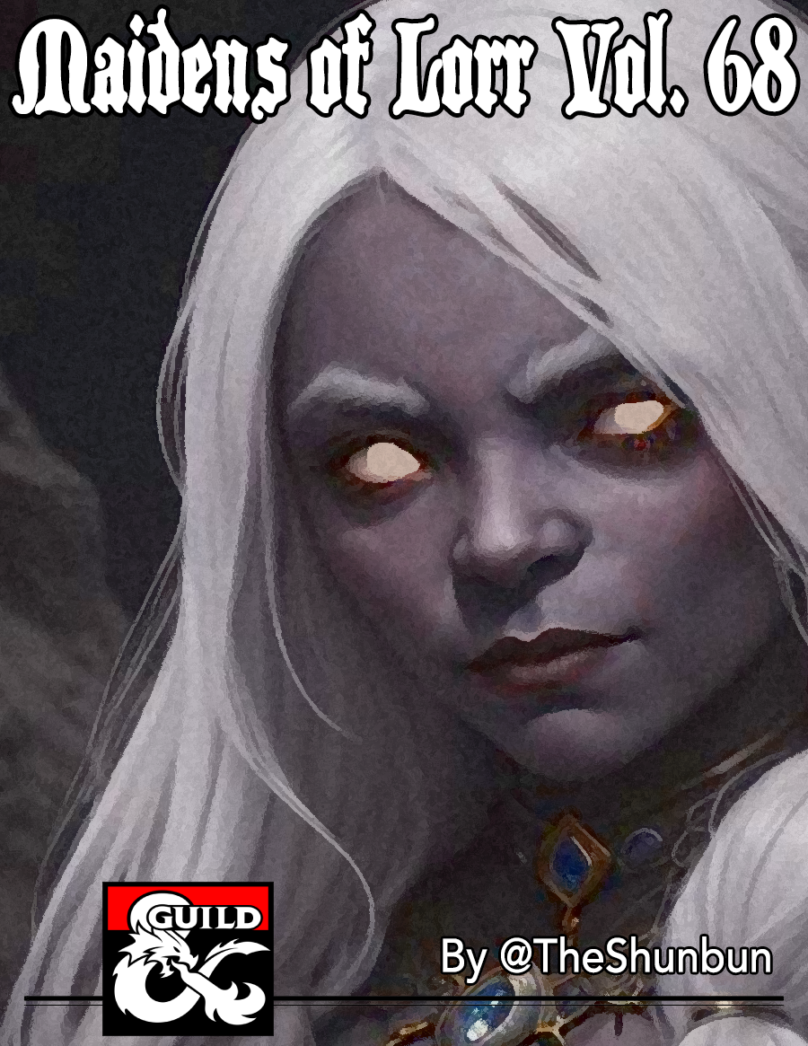 Maidens of Lorr Vol. 68 - 3 premade NPCs - Dungeon Masters Guild | DriveThruRPG