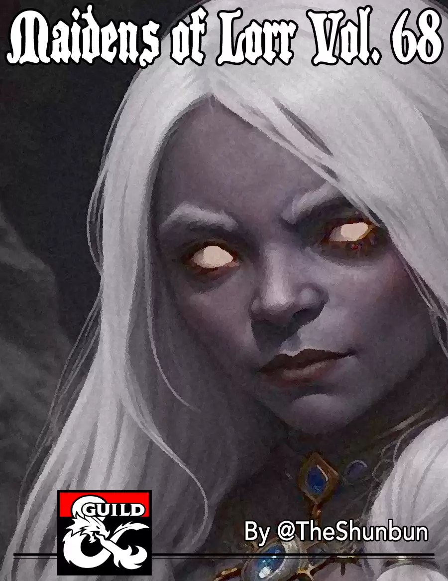 Maidens of Lorr Vol. 68 - 3 premade NPCs - Dungeon Masters Guild | DriveThruRPG